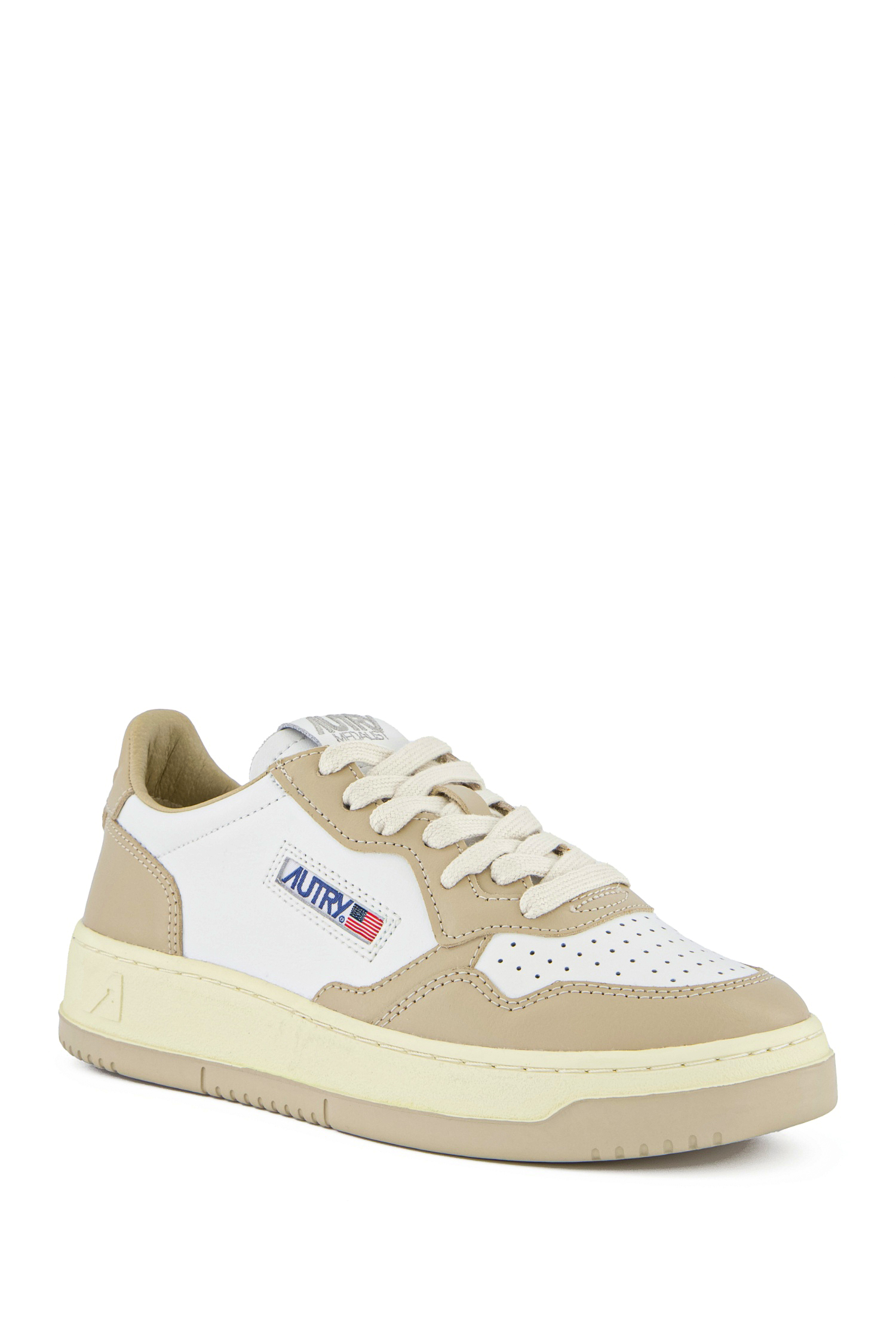 Autry Medalist Low Leat Leat WHT WHT PEP• Michele Inzerillo Women's ...